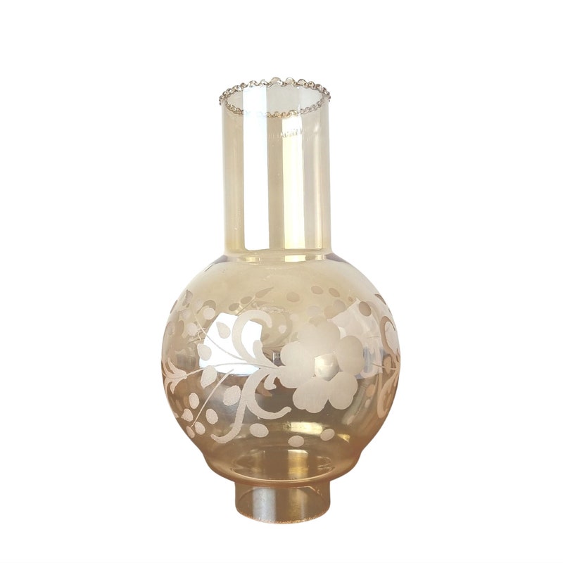 Antique Glass Lamp Shade Replacement Etsy