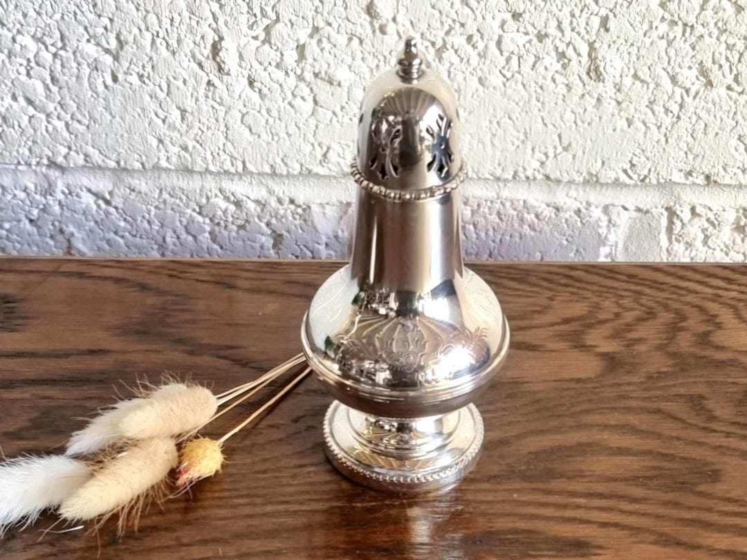 Lovely Vintage Sugar Shaker Beautiful Hand Engraved Kitchenware - Etsy