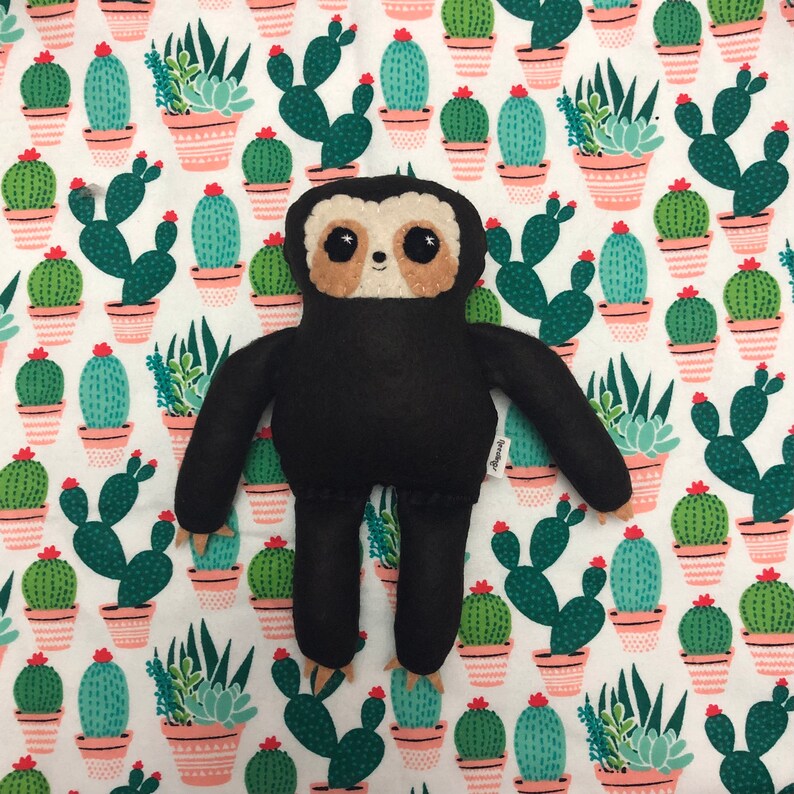 Little Sloth Small Eco-friendly Felt Plush Sloth - Etsy