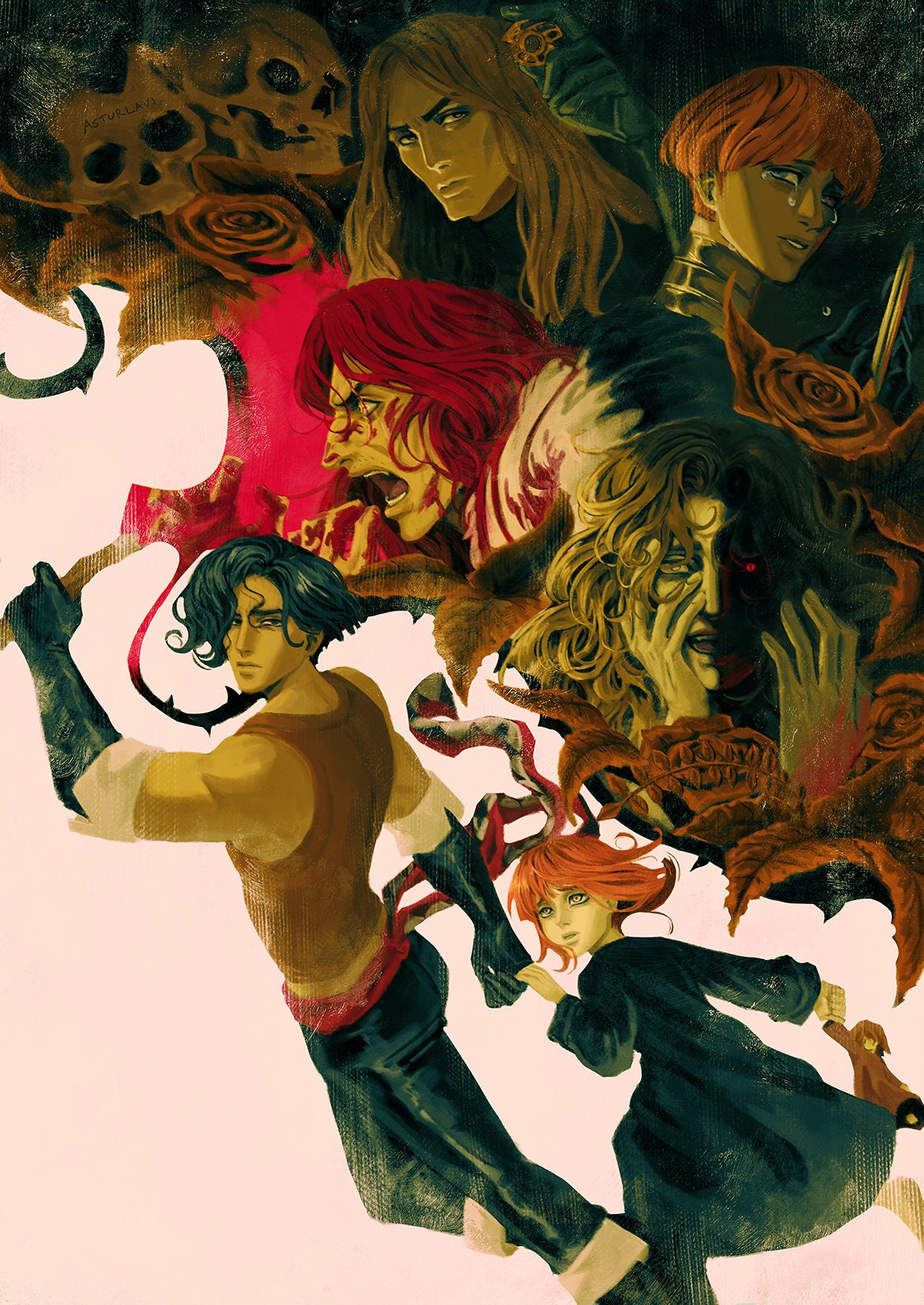 Fear & Hunger - Cahara, Enki, Ragnvaldr, D'arce, Le'garde, and the Girl ...