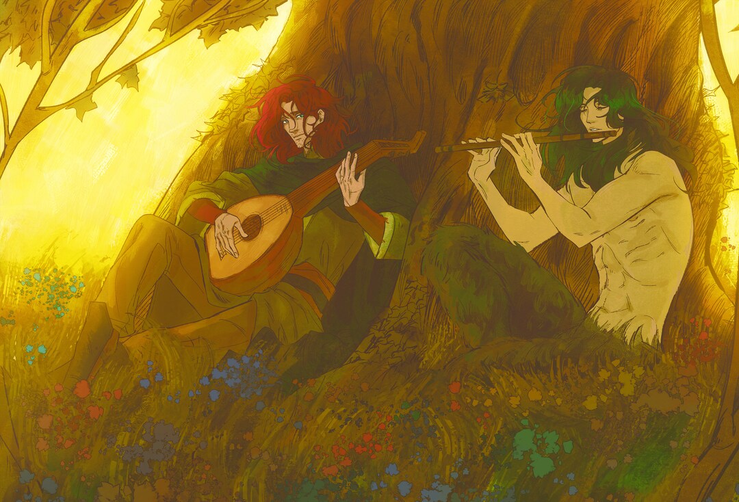 The Kingkiller Chronicle | Name of the Wind - Bast and Kvothe Original ...