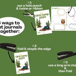 Printable Girls Camp Journal | Camp Journal | LDS Girls Camp | Digital ...