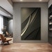 Modern Abstract Streamline Wall Art: Minimalist Flowing Line Sculpture ...