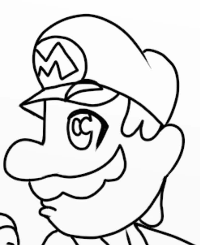 Middle Finger Mario not Safe for Work - Etsy