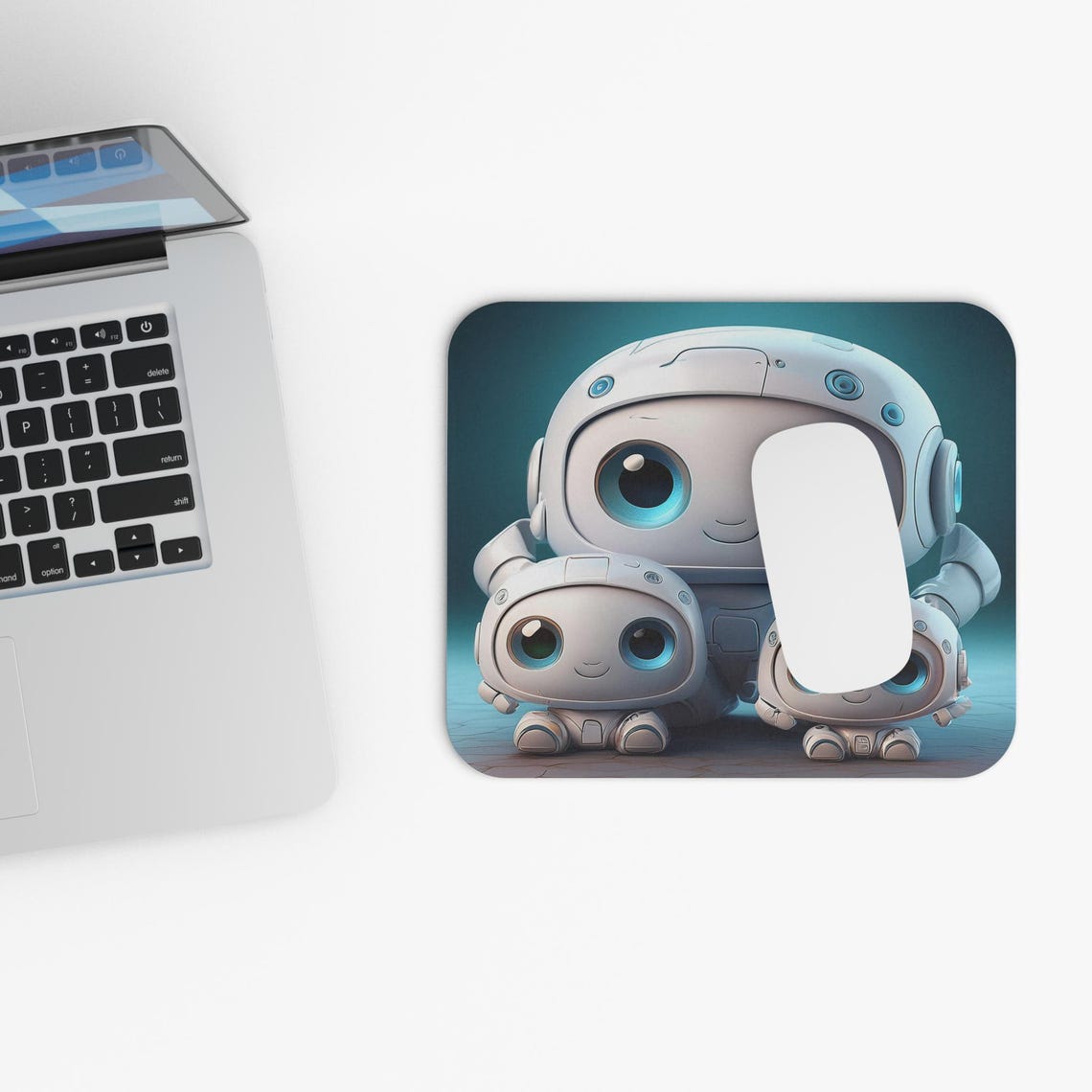 Robot Family Mouse Pad (rectangle) - Etsy