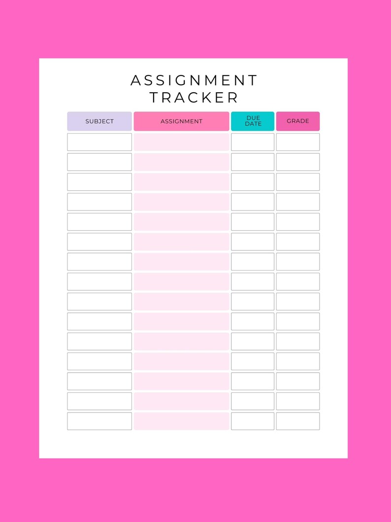 Homeschool Planner Printable Binder Templates for Study and School ...