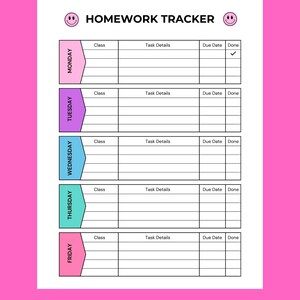 Homeschool Planner Printable Binder Templates for Study and School ...