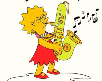 1990s Original Vintage Simpsons Poster, Rare & Very Collectible, 8 X 10 ...