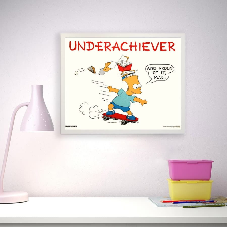 1990s Original Vintage Simpsons Poster, Rare & Very Collectible, 16 X ...