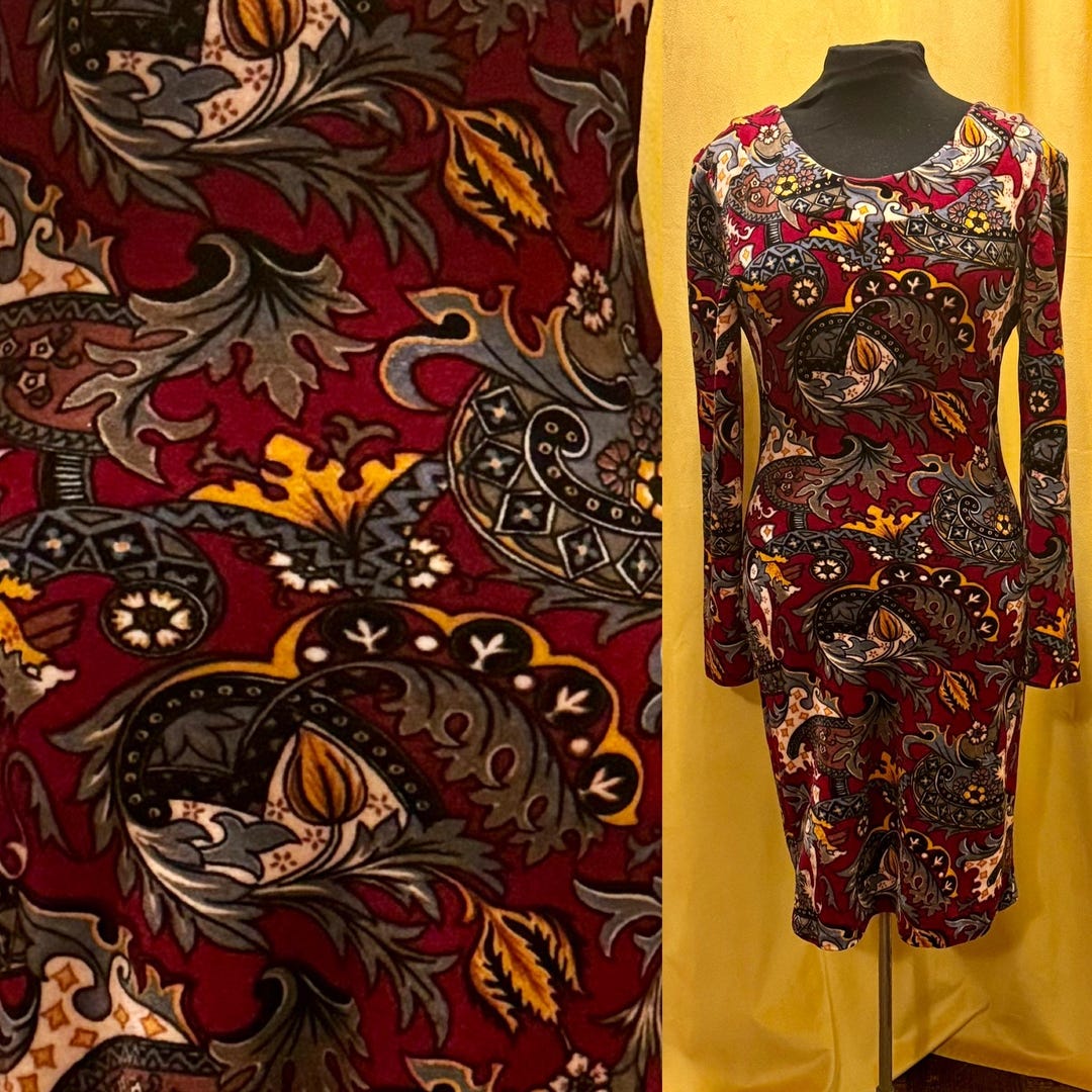 French 90s Stretch Velour Body Con Mini Dress With a Fantastic 90s ...