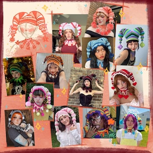 Jane Foole's Jester Set - Crochet Pattern - Beginner Friendly - Etsy