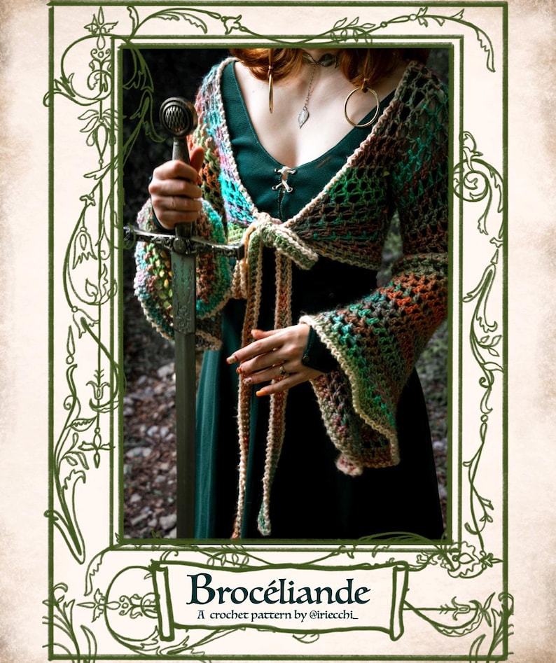 Brocéliande Wrap Top | Crochet Pattern | Advanced Beginner Level - Etsy