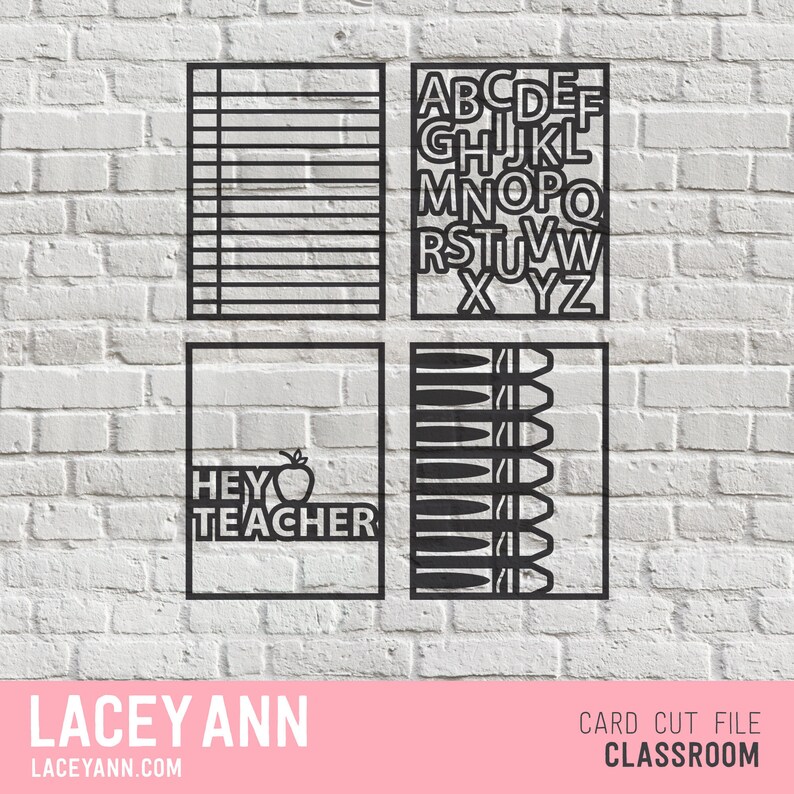 A2 Card Backgrounds Classroom - Etsy