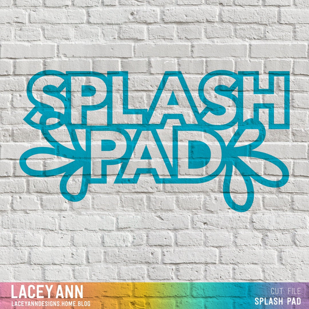 Splash Pad Digital Cut File Silhouette Cricut SVG PNG JPG Summer - Etsy