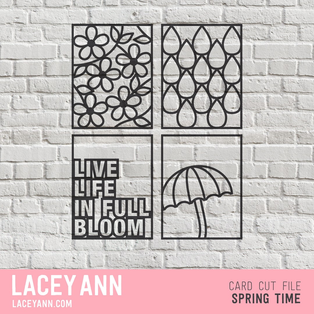 A2 Card Backgrounds Springtime - Etsy