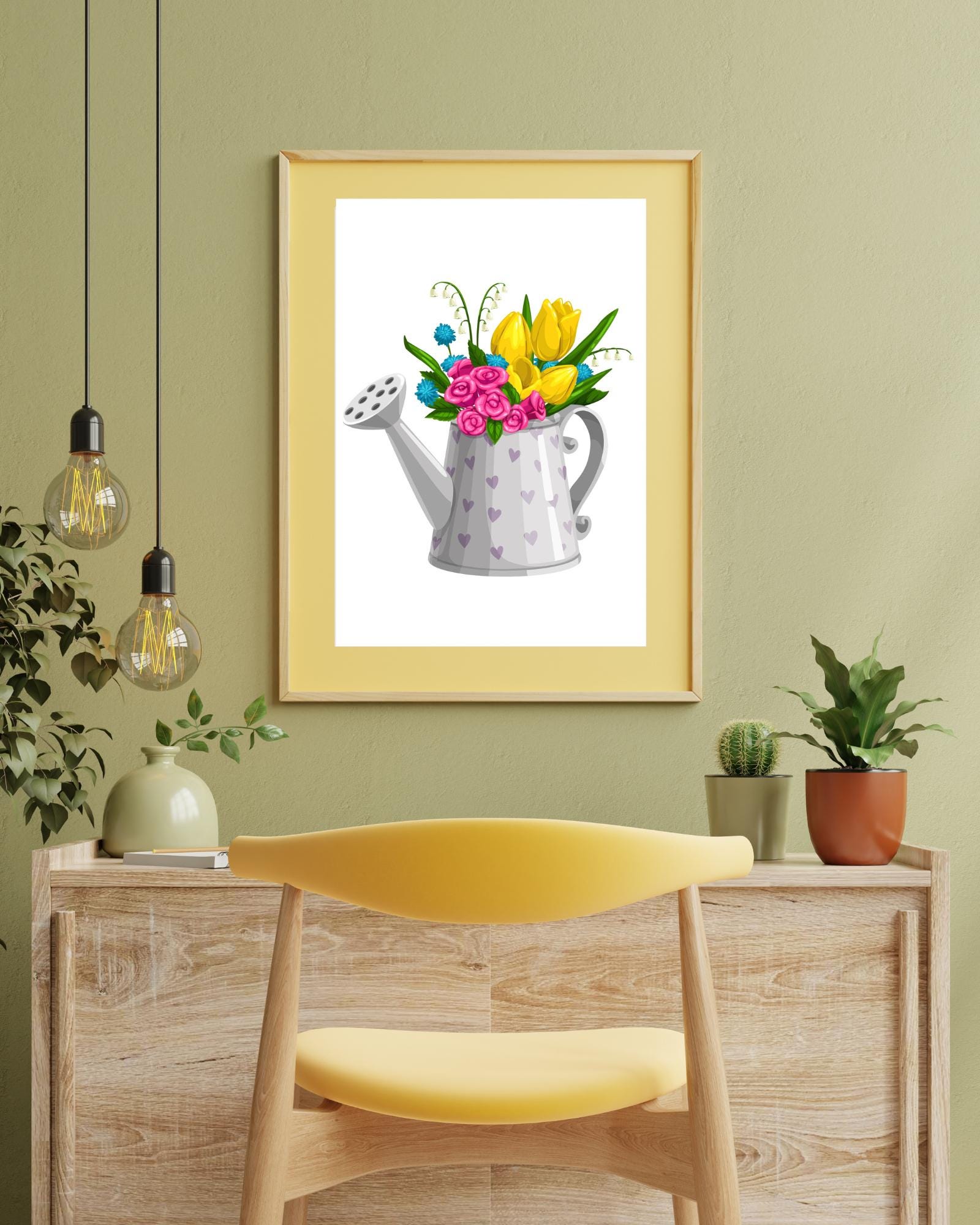 100 Spring Easter Printable Wall Art MEGA Bundle,digital Wall Art ...