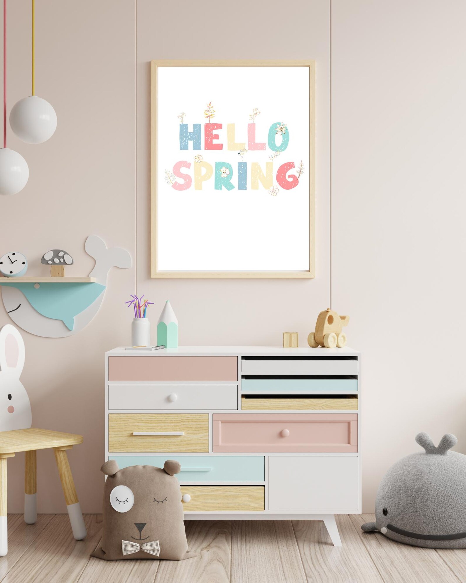 100 Spring Easter Printable Wall Art MEGA Bundle,digital Wall Art ...