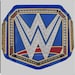 WWE Universal Title Custom Colors - Etsy