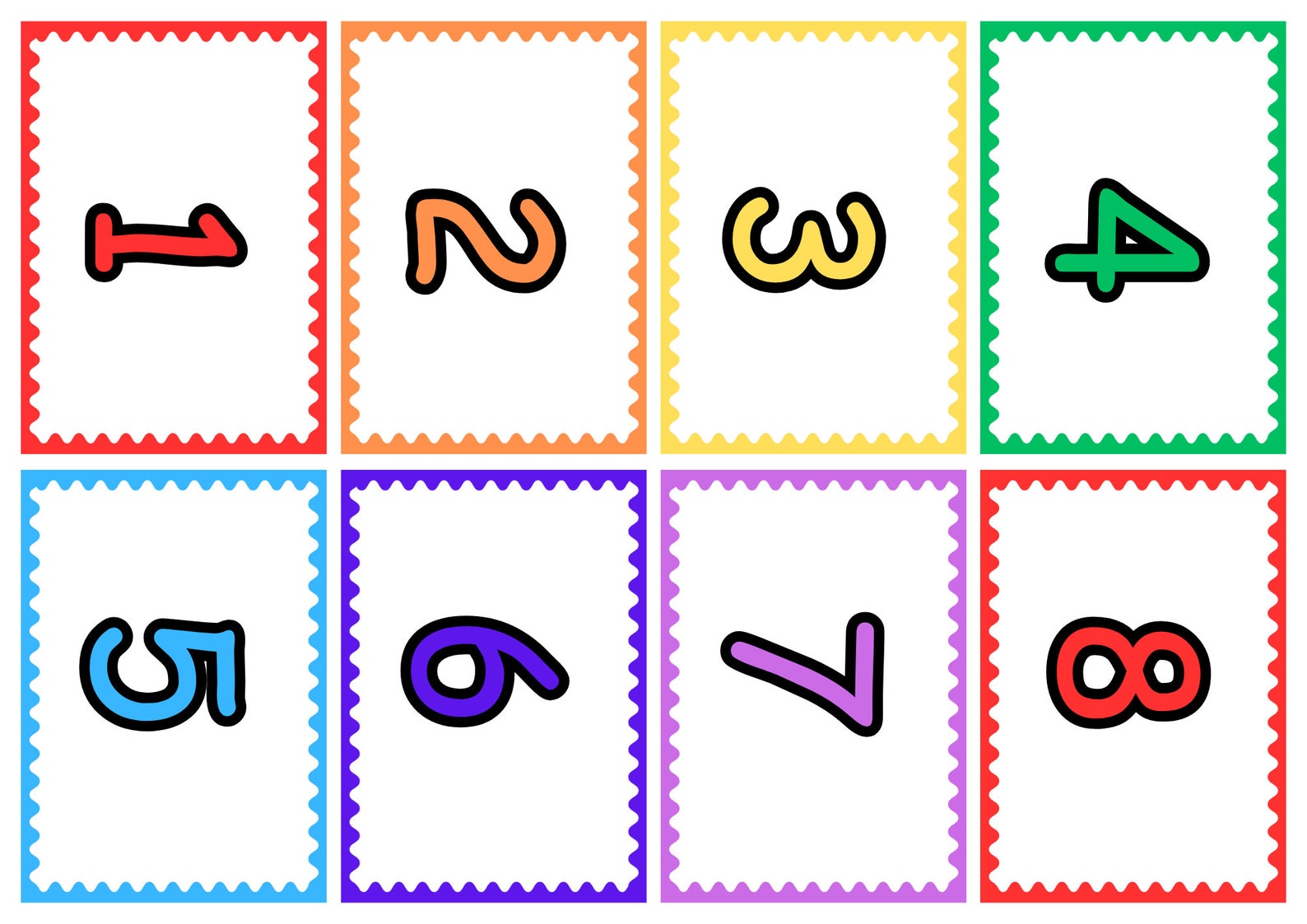 Numbers 1 to 100, Flashcards. - Etsy