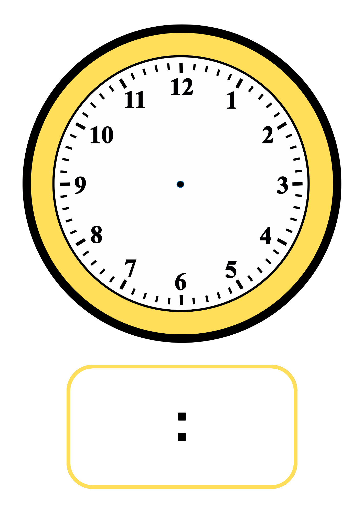 Learning Clock Activity Page - Etsy