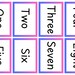 Number Words, Flashcards - Etsy