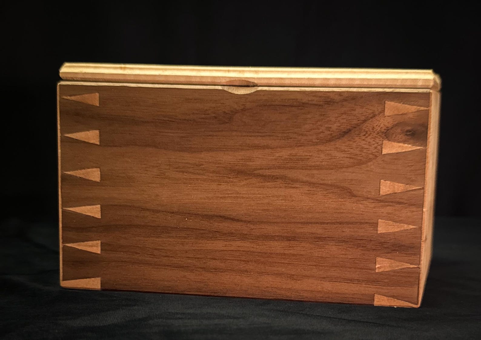 Beautiful Custom and Personalized Solid Wood Keepsake Box / Walnut and ...