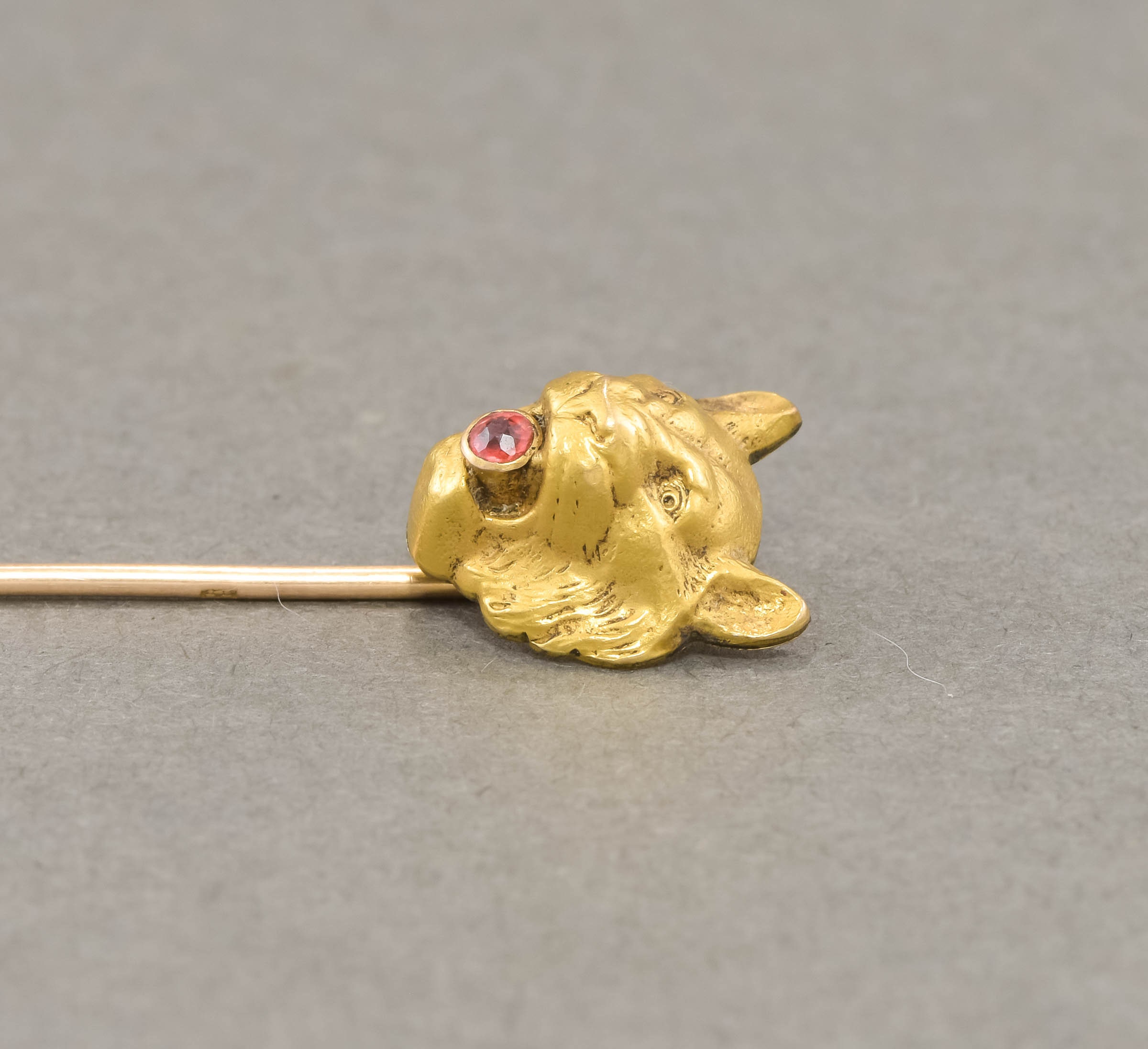 Antique French FIX Tiger Stick Pin - Charming Gold-filled Art Nouveau ...
