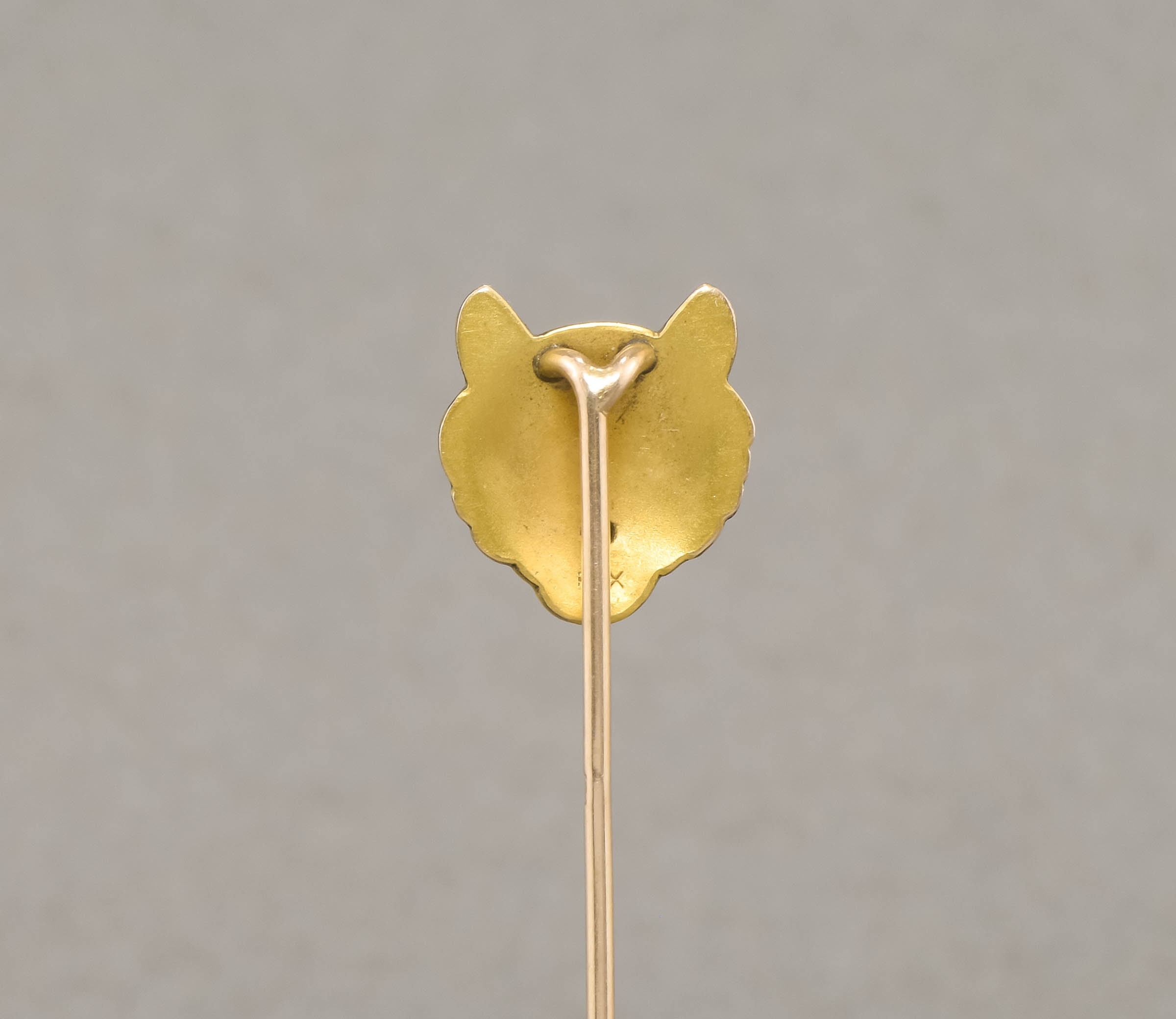 Antique French FIX Tiger Stick Pin - Charming Gold-filled Art Nouveau ...