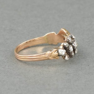 Antique Gold Hand Reaching for Diamond Stars Ring Late - Etsy