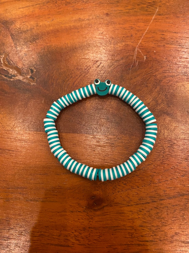 Handmade Clay Bead Bracelet - Etsy