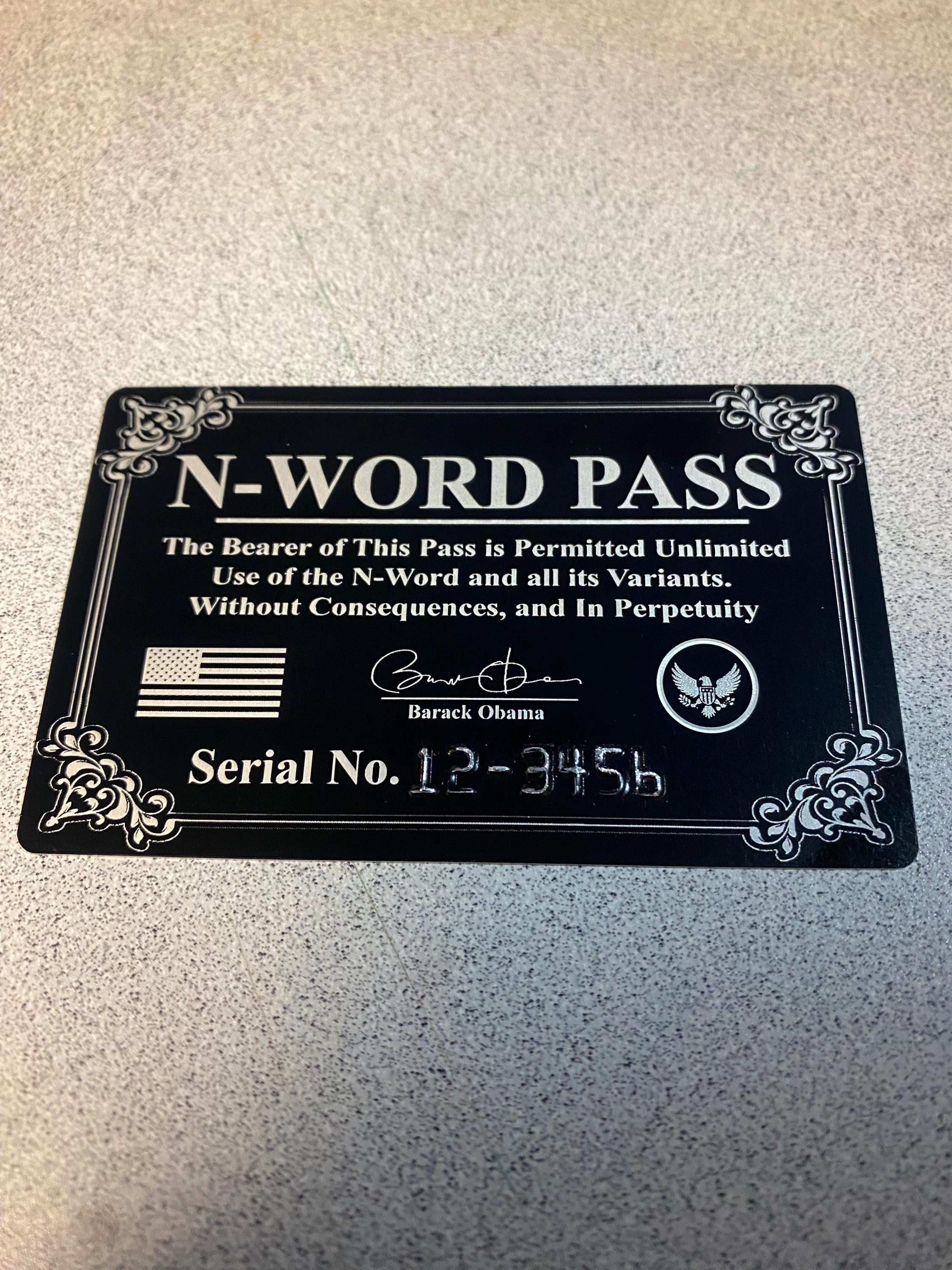 N Word Pass Card Rap God On X: "THE PASS & MERCH IS OUT NOW!!!