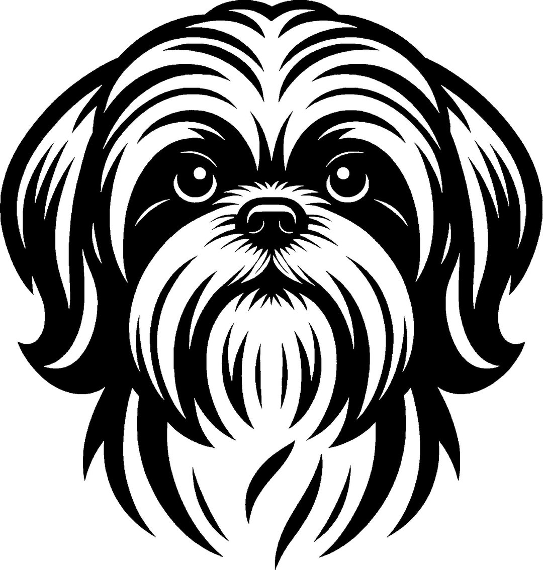 Shih Tzu Vinyl Decal Sticker - Etsy