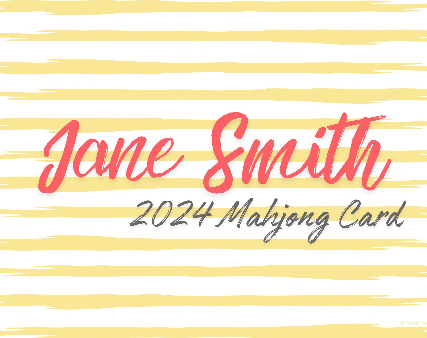 Mahjong Card Sticker Stripe Designs - Etsy