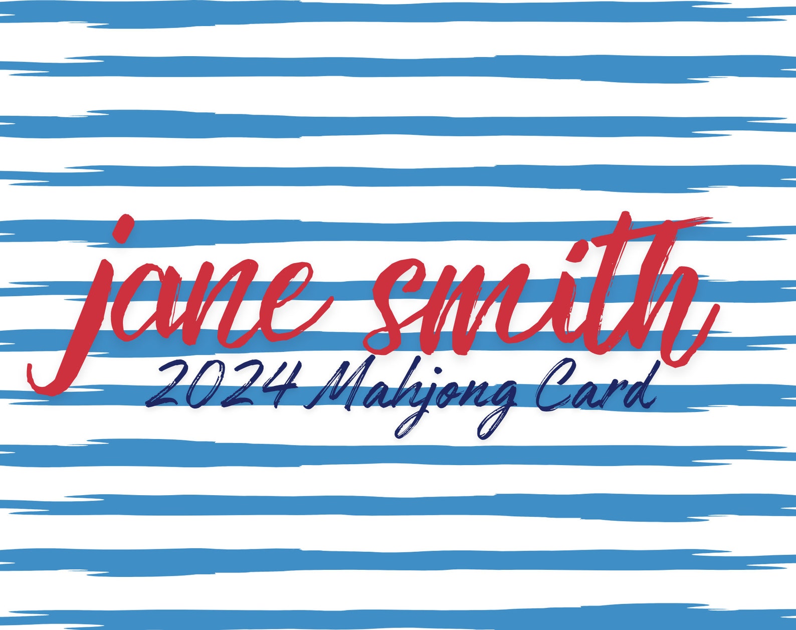 Mahjong Card Sticker Stripe Designs - Etsy