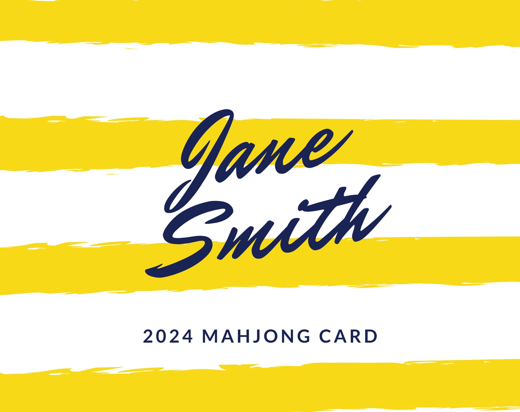 Mahjong Card Sticker Stripe Designs - Etsy