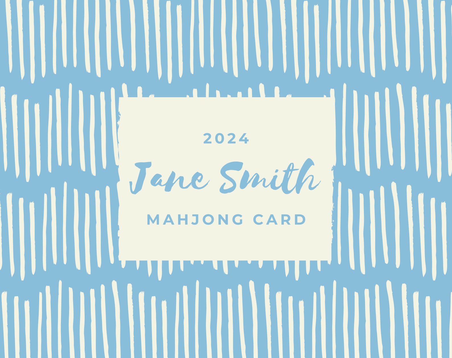 Mahjong Card Sticker Stripe Designs - Etsy