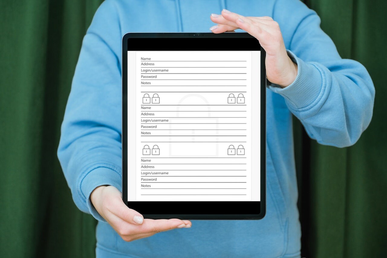 Printable Password Tracker Password Keeper, Password Organizer ...