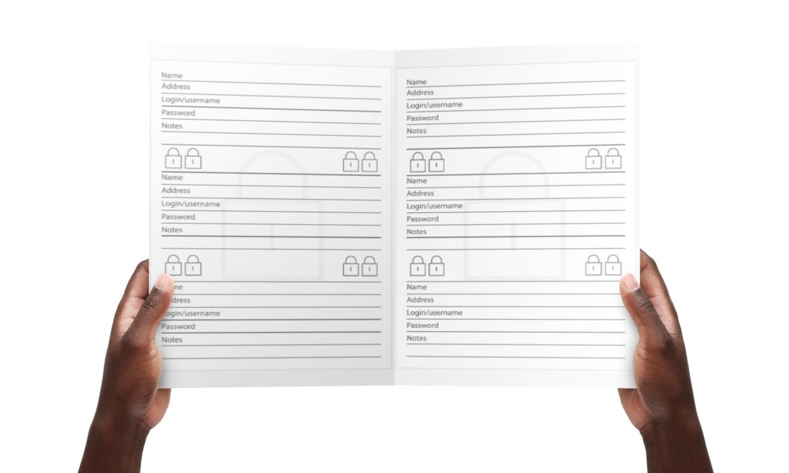 Printable Password Tracker Password Keeper, Password Organizer ...