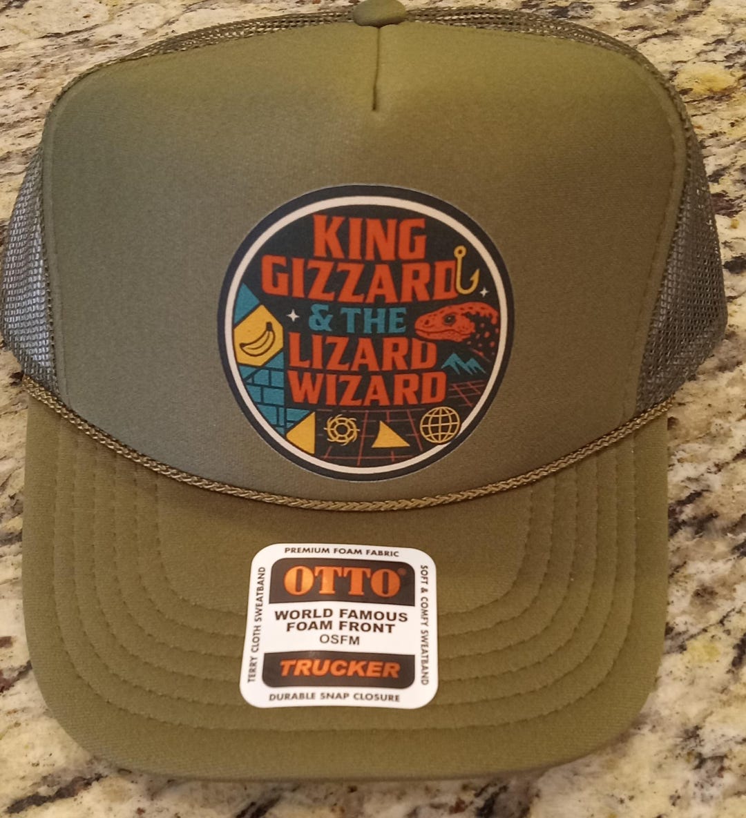 KING Gizzard and the Lizard Wizard Trucker Hat High Profile - Etsy