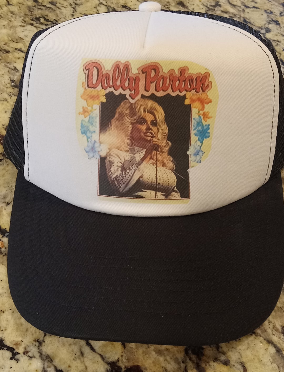 Dolly Parton Black Trucker Hat - Etsy