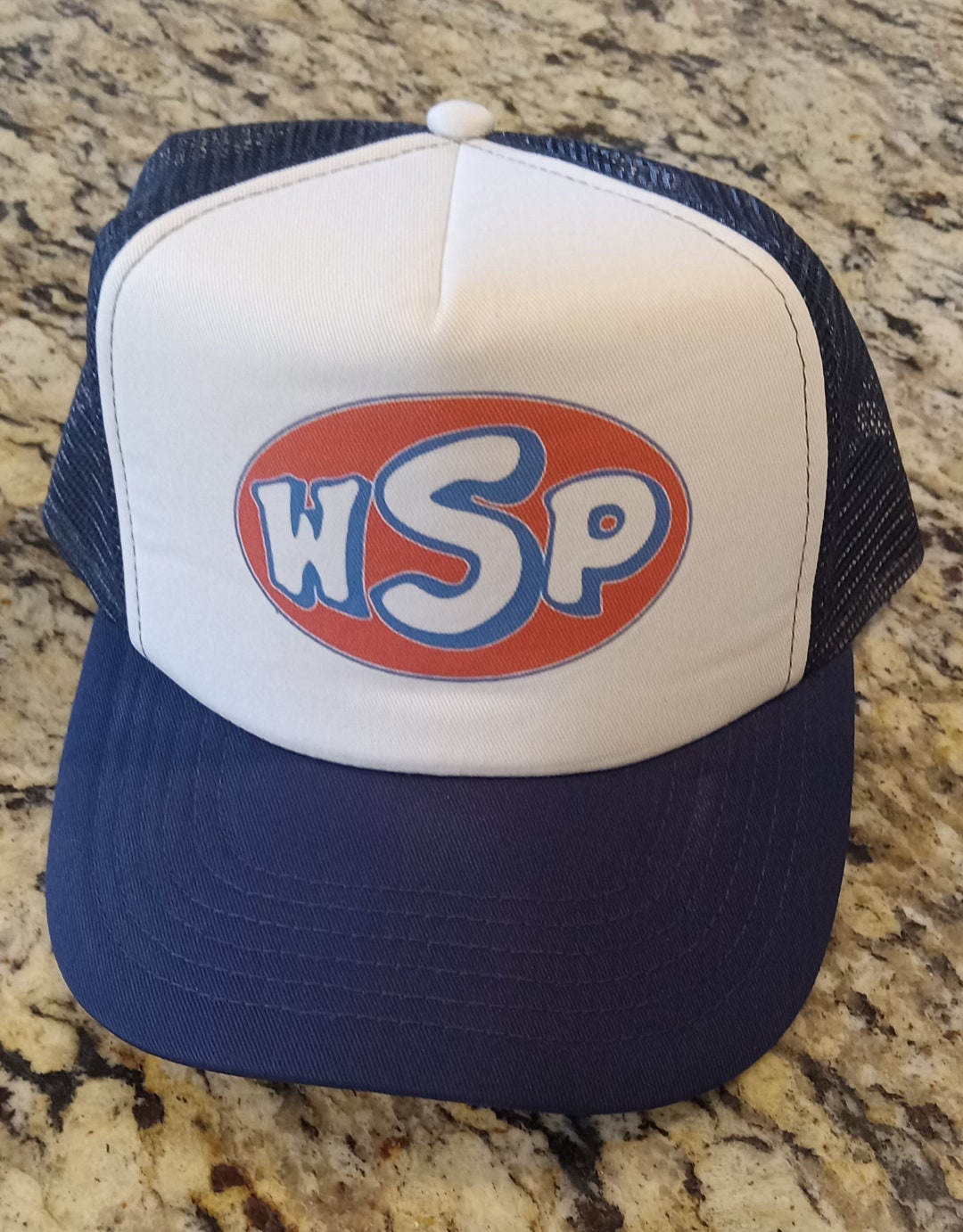Widespread Panic Wsp Navy Blue Trucker Hat - Etsy