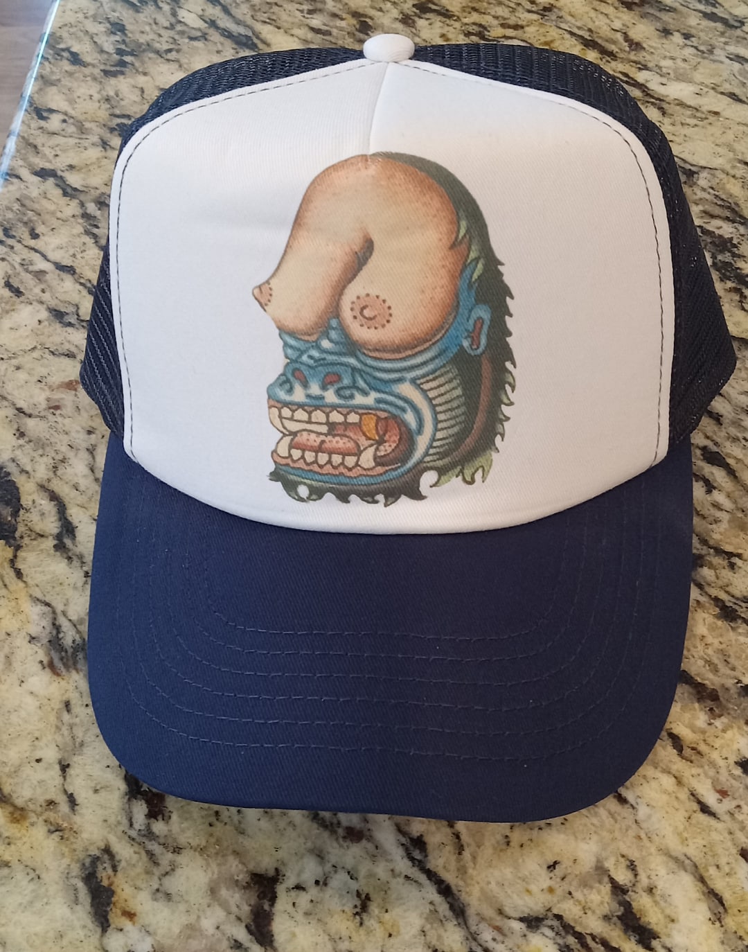 Billy Strings Tattoo Navy Blue Trucker Hat - Etsy