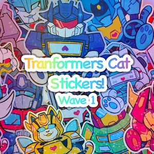 TRANSFORMERS IDW CATS Stickers - Sparkly - Wave 1 - Etsy