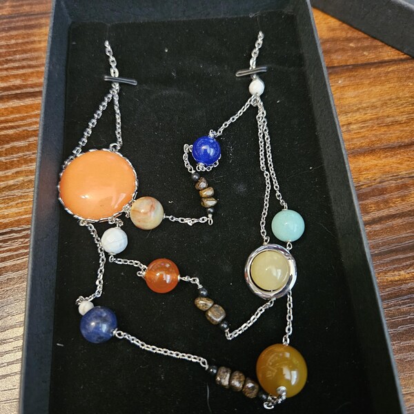 Solar System Necklace - Etsy