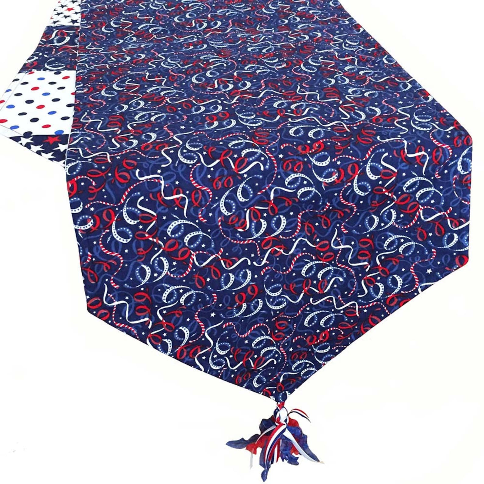 Patriotic Table Runner Unique Table Runner 4th of July Table - Etsy