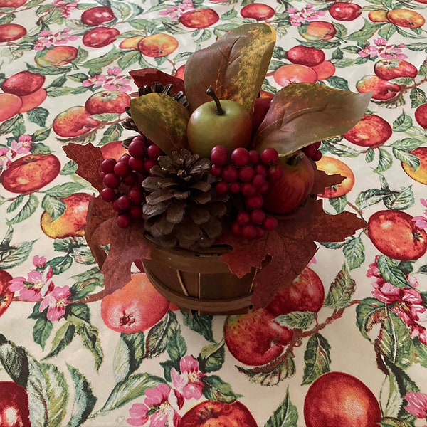 Apple Tablecloth - Etsy