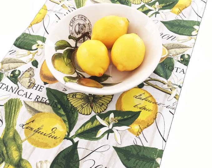 Lemons Table Runner - Etsy