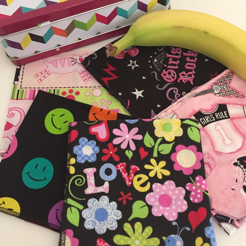 Kids Napkins, Cloth Kids Napkins, Fun School Supplies - Etsy