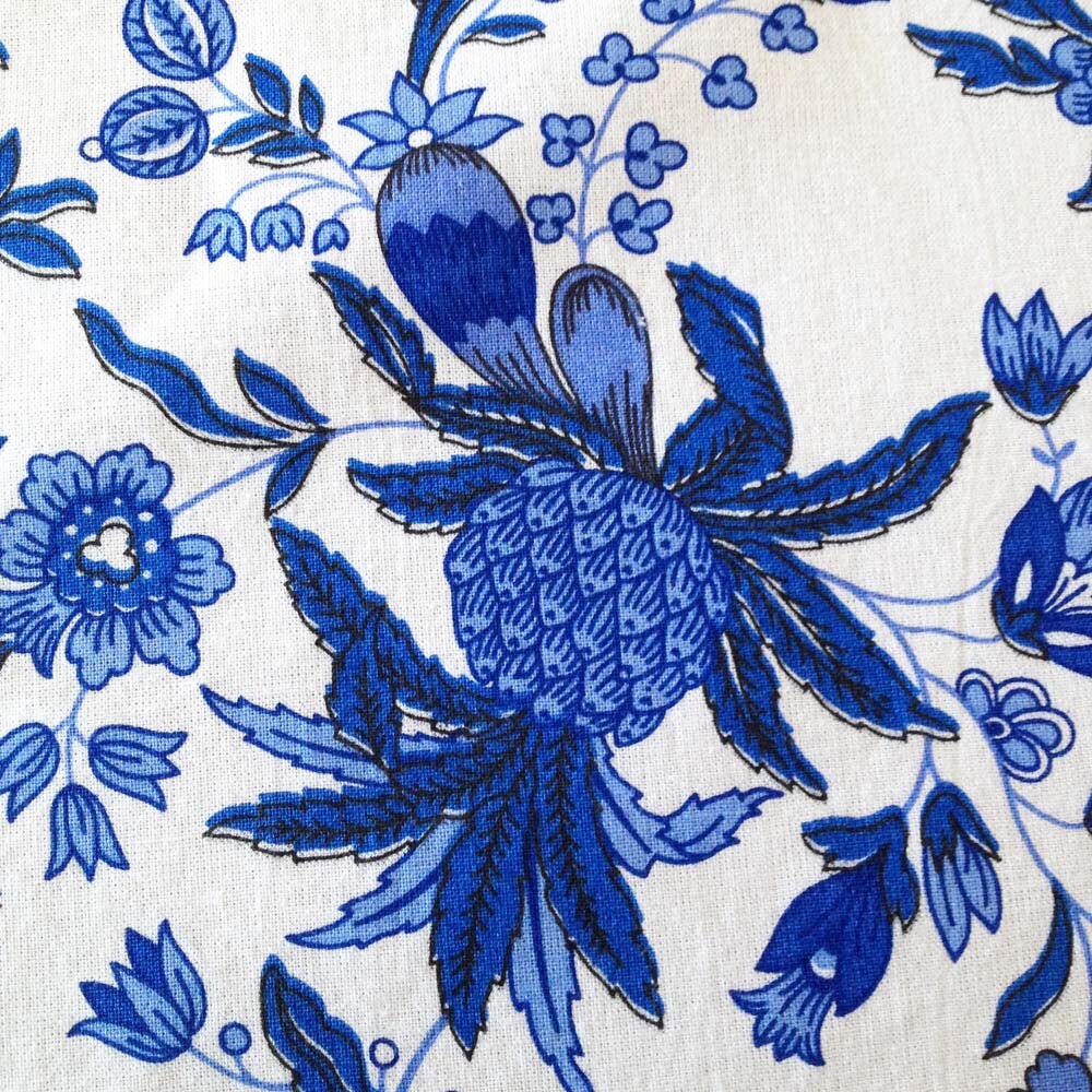 Blue and White Floral French Provence Tablecloth - Etsy