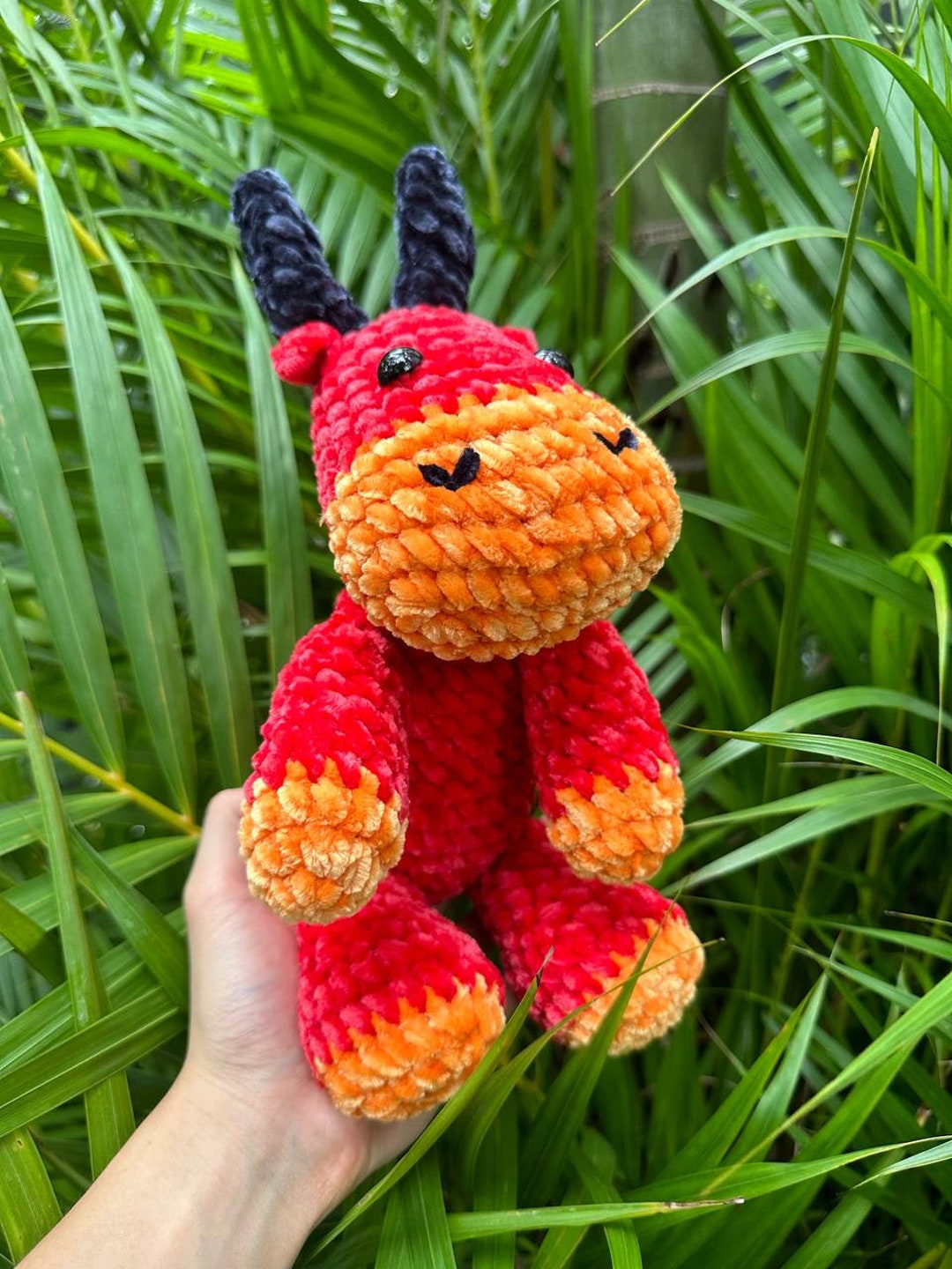 Red Bull Cow Amigurumi, Red Bull Crochet, Amigurumi English, Crochet ...